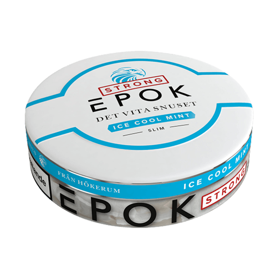 Epok Ice Cool Mint Slim Strong Vit Tobak | Snusbolaget.se