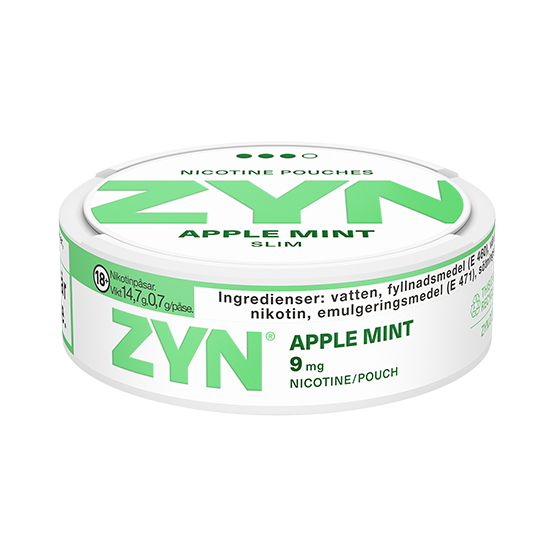 Köp ZYN APPLE MINT Slim Strong: 299,90 kr för 10 dosor