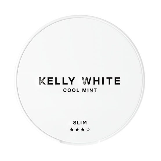 Kelly White Cool Mint Slim Strong - Snusbolaget.se