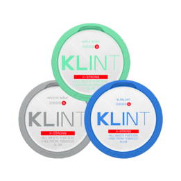 Klint snus - nikotinpåsar med snabb leverans | Snusbolaget.se