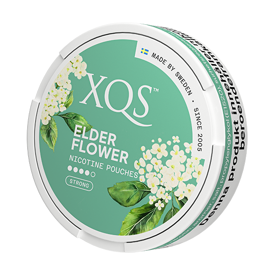 XQS Elderflower Slim Strong - Snusbolaget.se