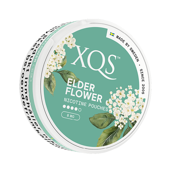 XQS Elderflower Slim Strong - Snusbolaget.se