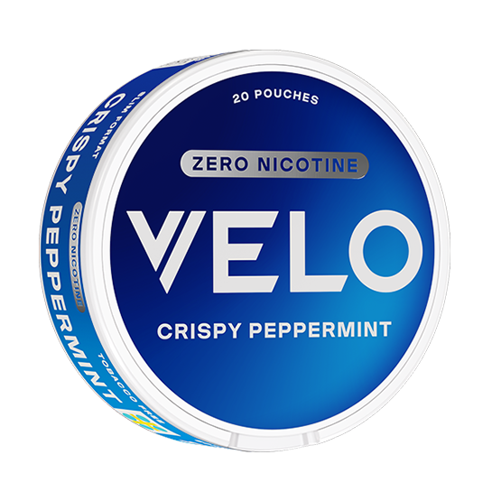 VELO Crispy Peppermint Zero Nikotinfritt Snus - Snusbolaget.se