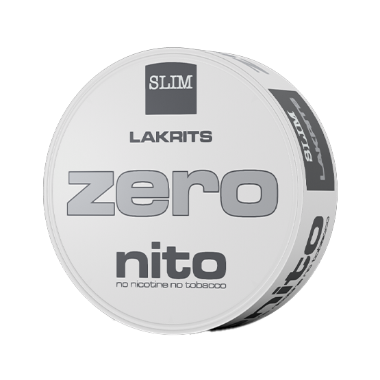Zeronito Lakrits Slim Nikotinfritt Snus - Snusbolaget.se