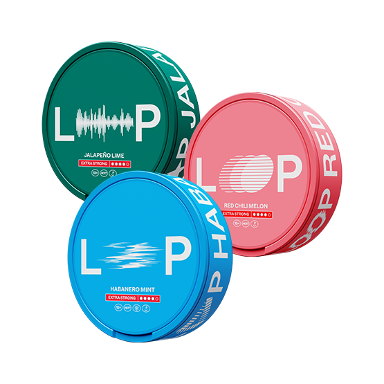Loop Mixpack Extra Strong 3-pack - Snusbolaget.se