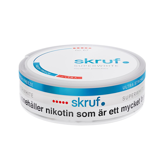 Skruf Superwhite Fresh Freeze Ultra Limited Edition - Snusbolaget.se