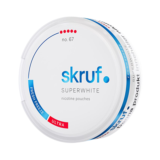 Skruf Superwhite Fresh Freeze Ultra Limited Edition - Snusbolaget.se