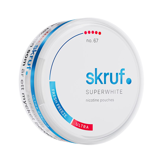 Skruf Superwhite Fresh Freeze Ultra Limited Edition - Snusbolaget.se