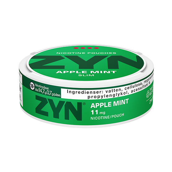 Köp ZYN Slim Apple Mint Extra Strong med snabb hemleverans