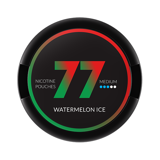 Köp 77 Nicotine Pouches Watermelon Ice med snabb hemleverans