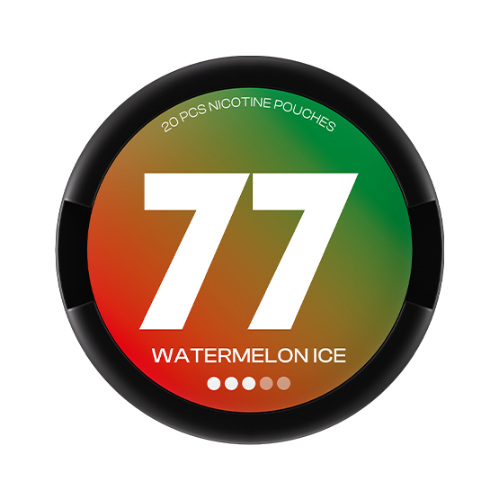 Köp 77 Nicotine Pouches Watermelon Ice med snabb hemleverans