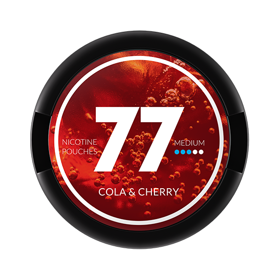 Köp 77 Nicotine Pouches Cola & Cherry med snabb hemleverans