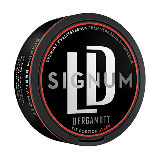 Köp LD Signum Bergamott Vit Stark Portionssnus med snabb hemleverans