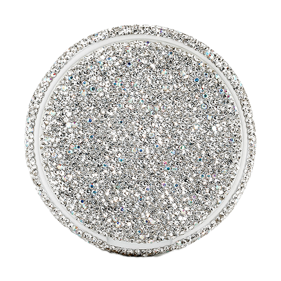 Köp Kelly White Sparkling Kelly: Silver glitter dosa