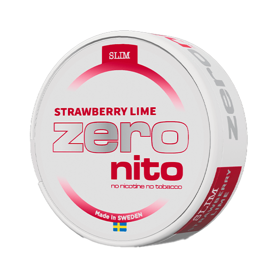 Köp Zeronito Strawberry Lime Slim Nikotinfritt Snus med snabb hemleverans