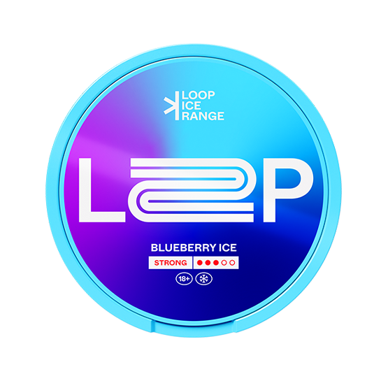 Köp Loop Blueberry Ice Strong med snabb hemleverans