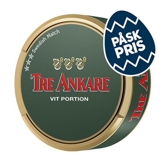 Tre Ankare White Portion | Snusbolaget.se